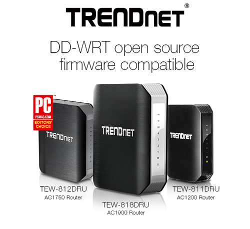 TRENDnet® Announces Open Source DD-WRT Compatibility for Wireless AC ...