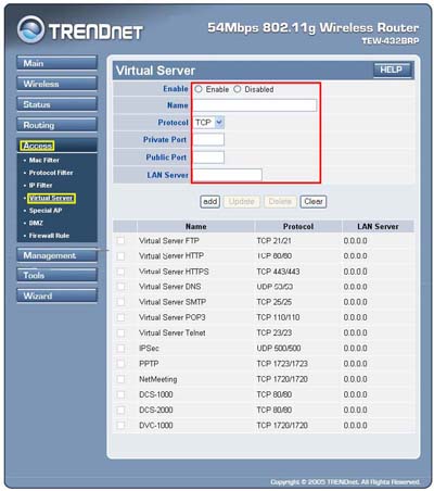 TRENDnet FAQs | TEW-632BRP | How do I forward ports in my router?