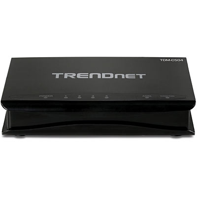 4-Port ADSL 2/2+ Modem Router - TRENDnet TDM-C504