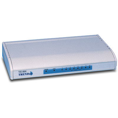 8-Port 10Base-T Ethernet Hub - TRENDnet TE-800