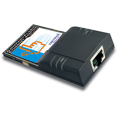 CompactFlash 10Base-T Ethernet Adapter - TRENDnet TE-CF10