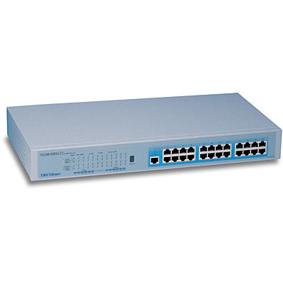 24-port 10/100Mbps Dual Speed SNMP Stackable Master Hub - TRENDnet ...