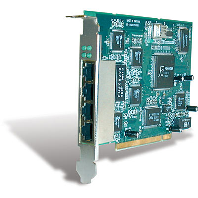 4-port Dual Speed Fast Ethernet Hub Card - TRENDnet TE100-DX4PCI