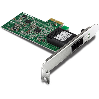 100Base SC Fiber PCIe Adapter - TRENDnet TE100-ECFX
