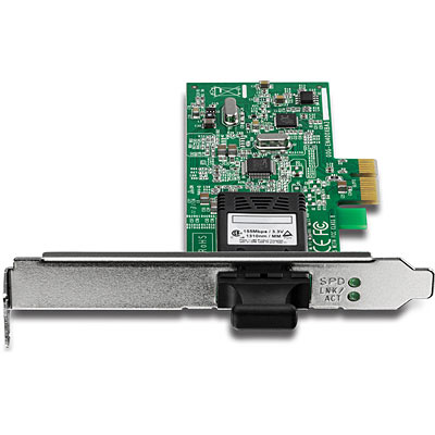 100Base SC Fiber PCIe Adapter - TRENDnet TE100-ECFX