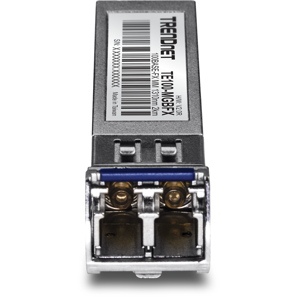 100Base-FX SFP Multi-Mode LC Module (2 km) - TRENDnet TE100-MGBFX