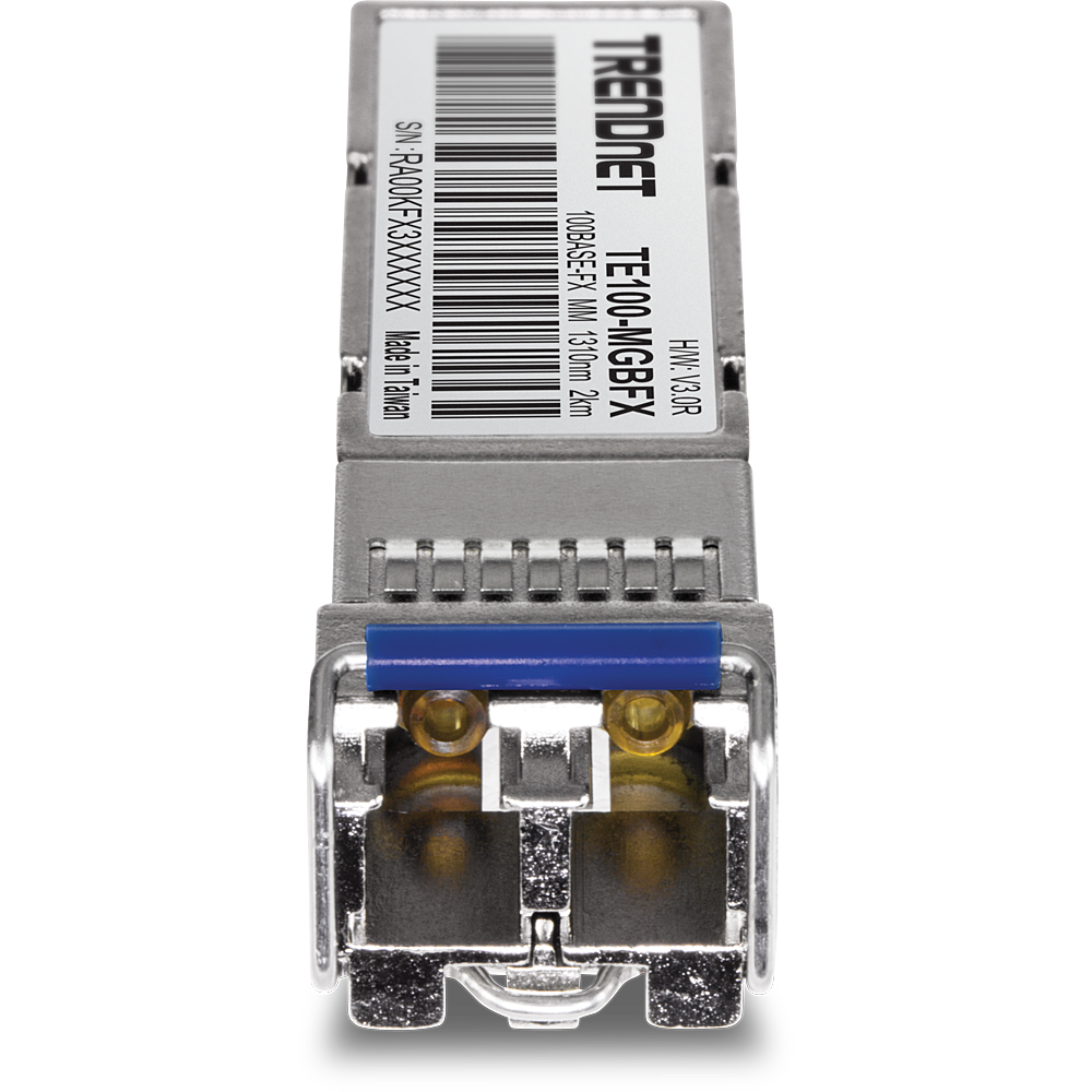 100Base-FX SFP Multi-Mode LC Module (2km) | TRENDnet - TRENDnet TE100-MGBFX