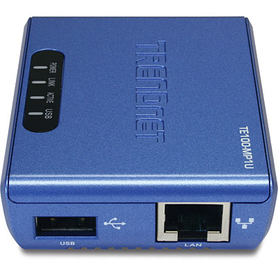 1-Port Multi-Function Print Server - TRENDnet TE100-MP1U