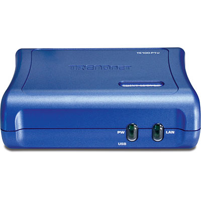 1-Port Print Server - TRENDnet TE100-P1U