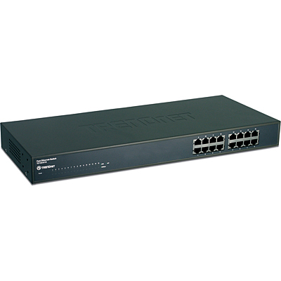 16-Port 10/100Mbps Switch - TRENDnet TE100-S16