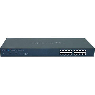 16-port 10/100Mbps NWay Switch (Rack Mount) - TRENDnet TE100-S16