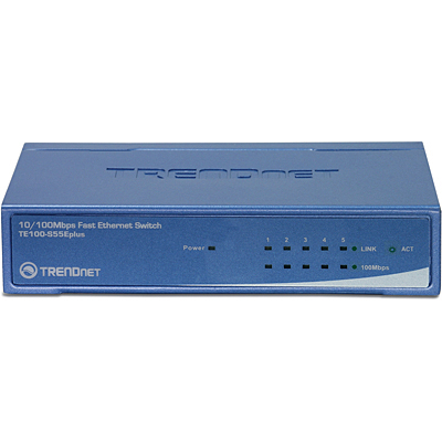 5-Port 10/100Mbps Switch - TRENDnet TE100-S55Eplus