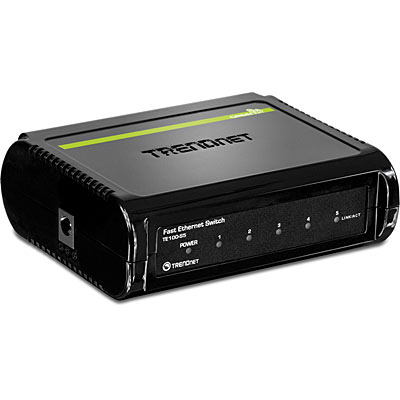 5-Port 10/100Mbps Fast Ethernet Switch - TRENDnet TE100-S5