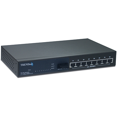 8-Port 10/100Mbps Layer 2 Managed Switch with 100Base-FX Port ...