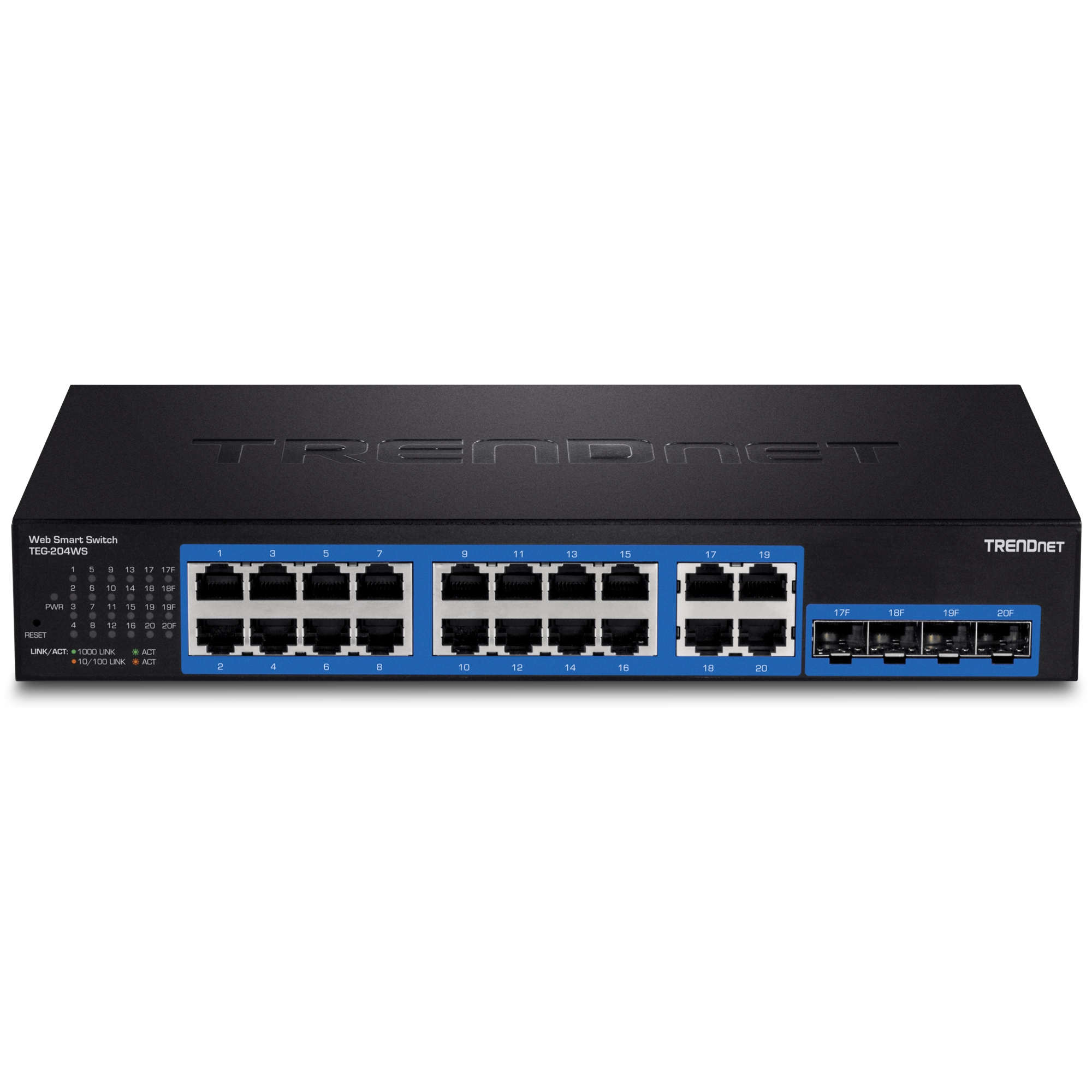 20-Port Gigabit Web Smart Switch – Managed Switch | TRENDnet - TRENDnet ...