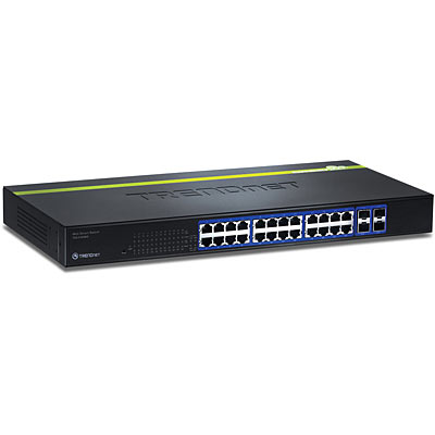 24-Port Gigabit Web Smart Switch - TRENDnet TEG-240WS