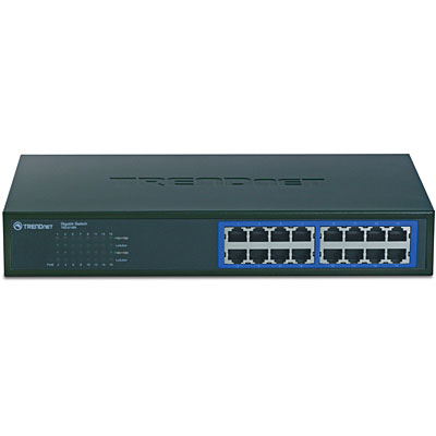 16-Port Compact Gigabit Switch - TRENDnet TEG-S16R