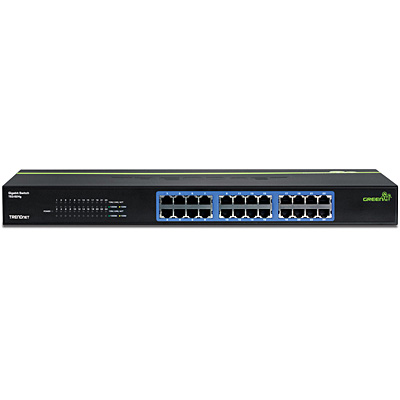 Switch GREENnet Gigabit de 24 puertos - TRENDnet TEG-S24g