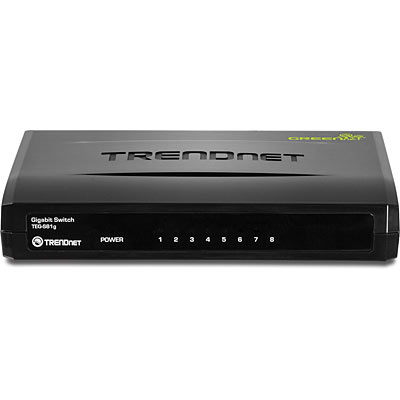 8-Port Gigabit GREENnet Switch - TRENDnet TEG-S81g