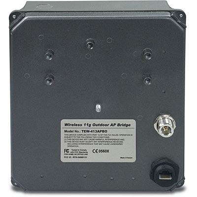 54Mbps 802.11g High Power Wireless Outdoor AP Bridge - TRENDnet TEW-413APBO