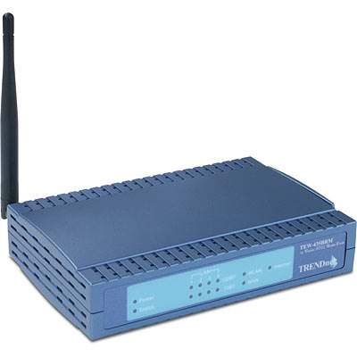 54Mbps 802.11g ADSL Firewall Modem Router - TRENDnet TEW-435BRM