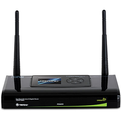 300Mbps Concurrent Dual Band Wireless N Gigabit Router - TRENDnet TEW ...
