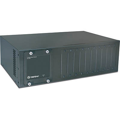 10-Bay Fiber Converter Chassis System - TRENDnet TFC-1000