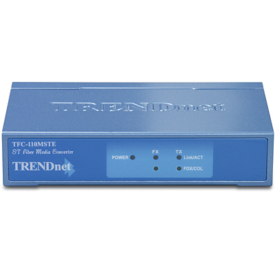10/100Mbps TX to 100Base-FX Multi-Mode (ST Type) Fiber Converter ...