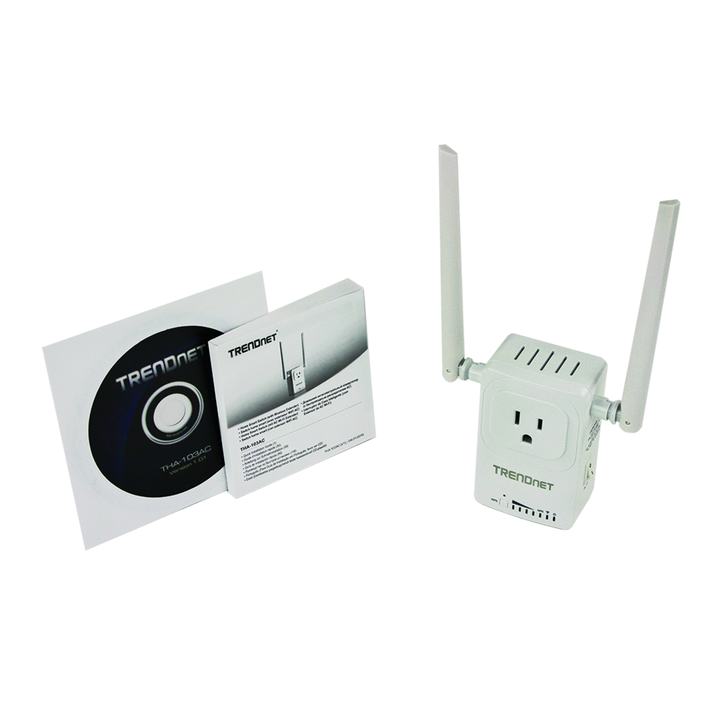 Home Smart Switch (with WiFi AC750 Extender) - TRENDnet THA-103AC