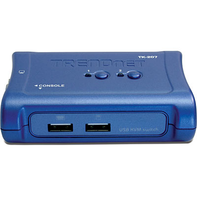 2-Port USB KVM Switch Kit - TRENDnet TK-207K