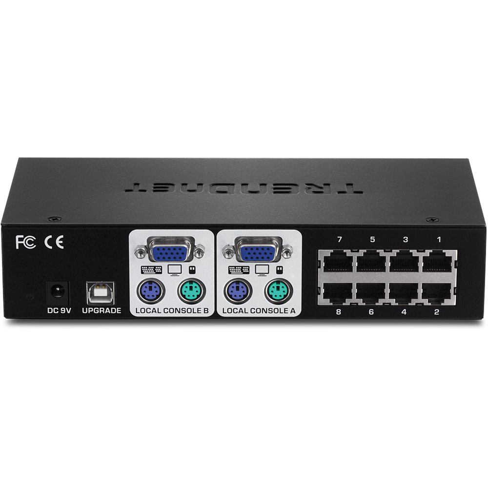 8-Port CAT5 KVM Switch - TRENDnet TK-CAT508