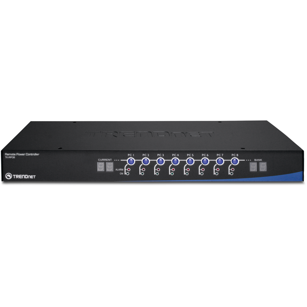 8-Outlet Remote Power Controller - TRENDnet TK-RP08