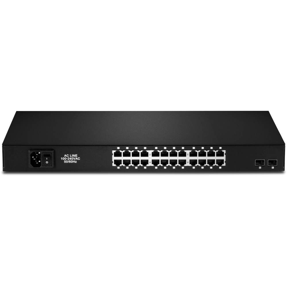 26-Port Gigabit 400 Watt AV PoE+ Switch - TRENDnet TPE-3026L