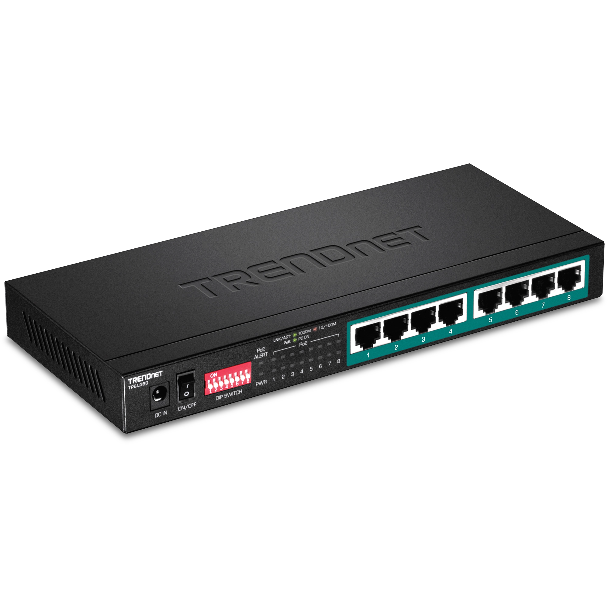 Tp Link Poe Switch TRENDnet 8-Port Gigabit Long Range Poe Switch, TPE ...