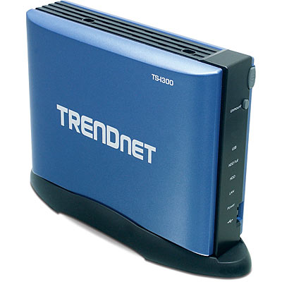 1-Bay IDE Network Storage Enclosure - TRENDnet TS-I300