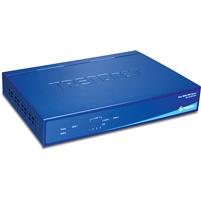 4-Port Dual WAN VPN Firewall Router - TRENDnet TW100-BRV324